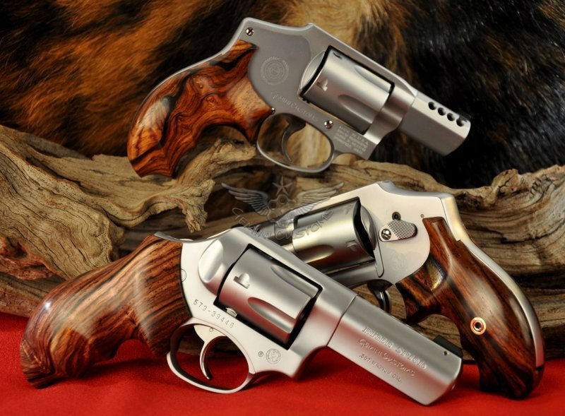 Exotic Wood Revolver Grips by Gemini Customs