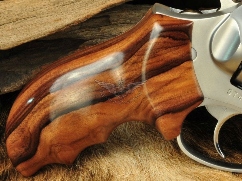 Exotic Wood Revolver Grips by Gemini Customs