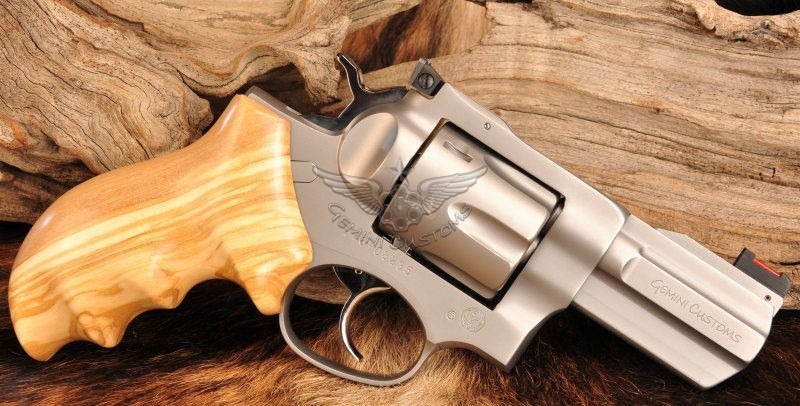 Exotic Wood Revolver Grips by Gemini Customs