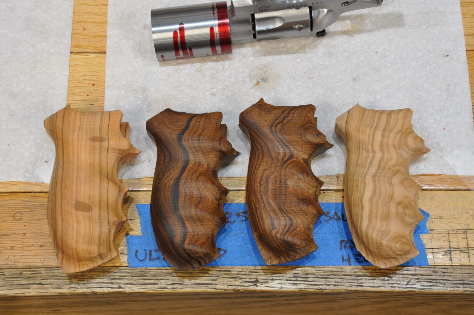 Exotic Wood Revolver Grips by Gemini Customs